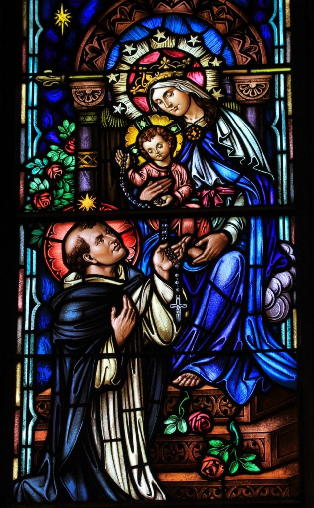 St. Dominic Receives the Rosary – Dominican Friars Foundation